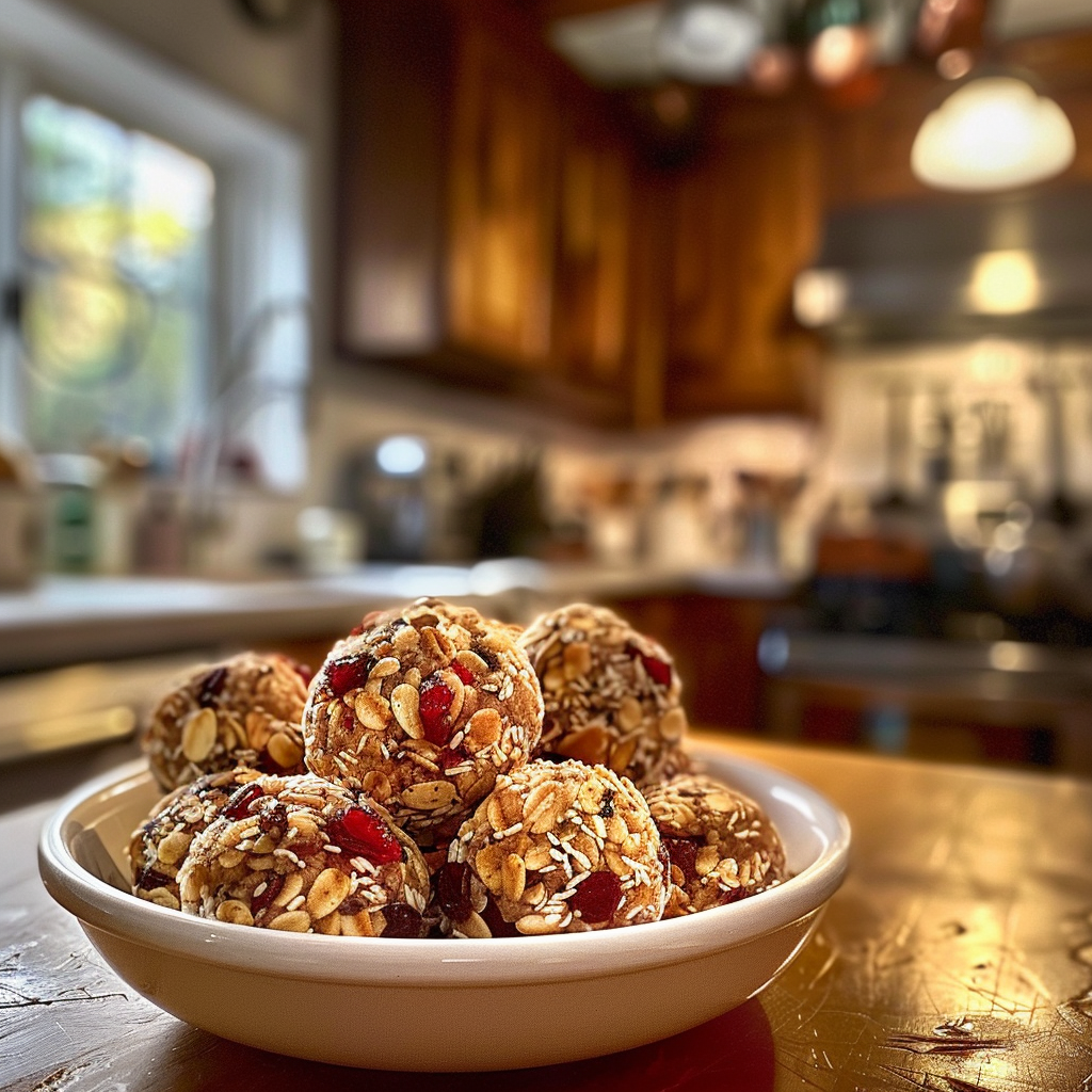 Ultimate Salted Cashew Energy Bites with Cranberries